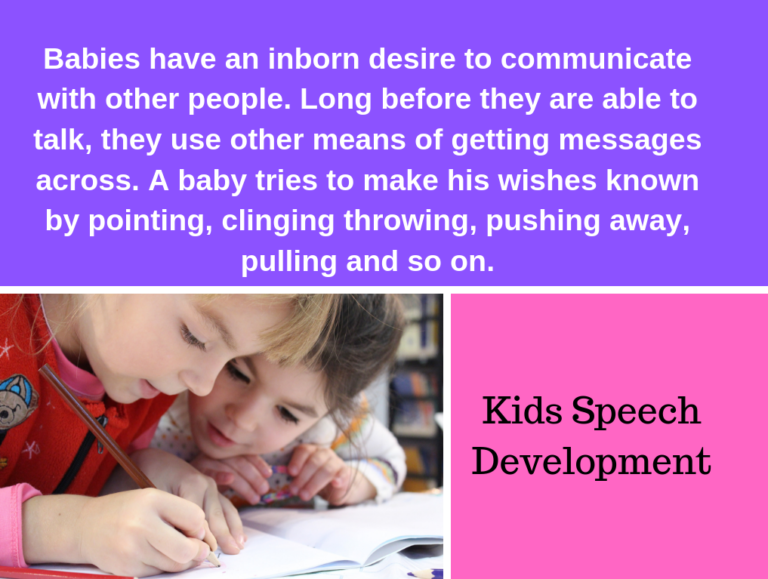 Speech Development in Toddlers - Toddlers Need